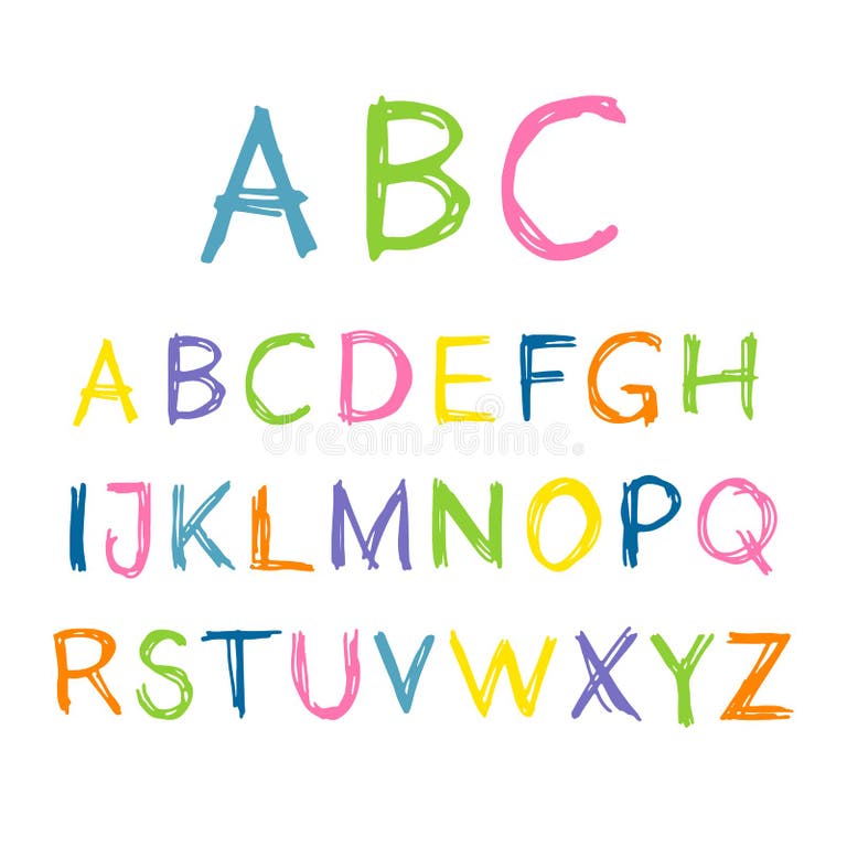 Tecken tecknad hand stock illustrationer. Illustration av klotter ...