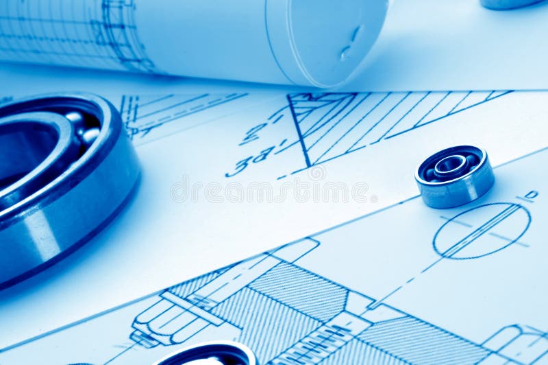 Mekanisk Ritning Och Yttrande Fotografering för Bildbyråer - Bild av ...