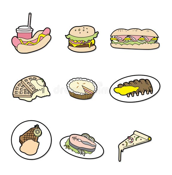 Tecknad matikon vektor illustrationer. Illustration av ägg - 16794743