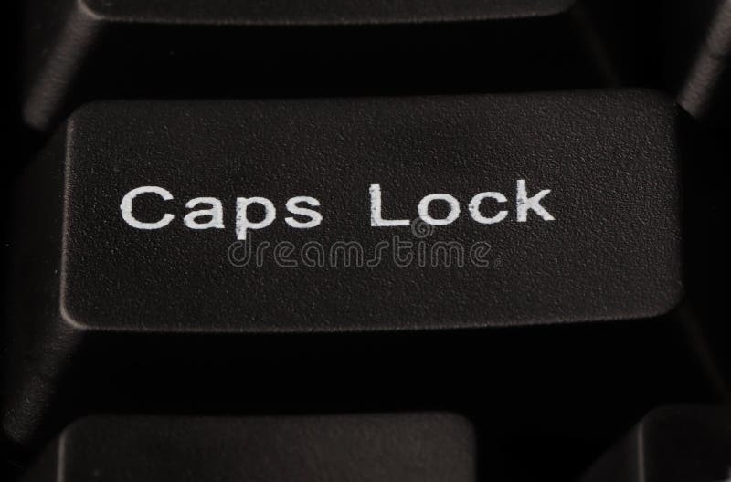 Tecla Caps lock foto de stock. Imagem de texto, fechamento - 169558540