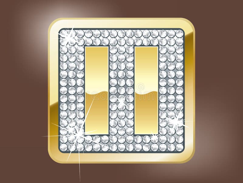 Tecla de pausa ilustração stock. Ilustração de potência - 2782191