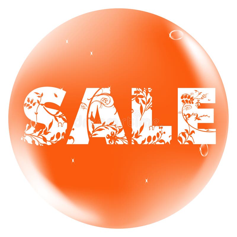 Botão de desconto ilustração stock. Ilustração de supermercado - 5818066