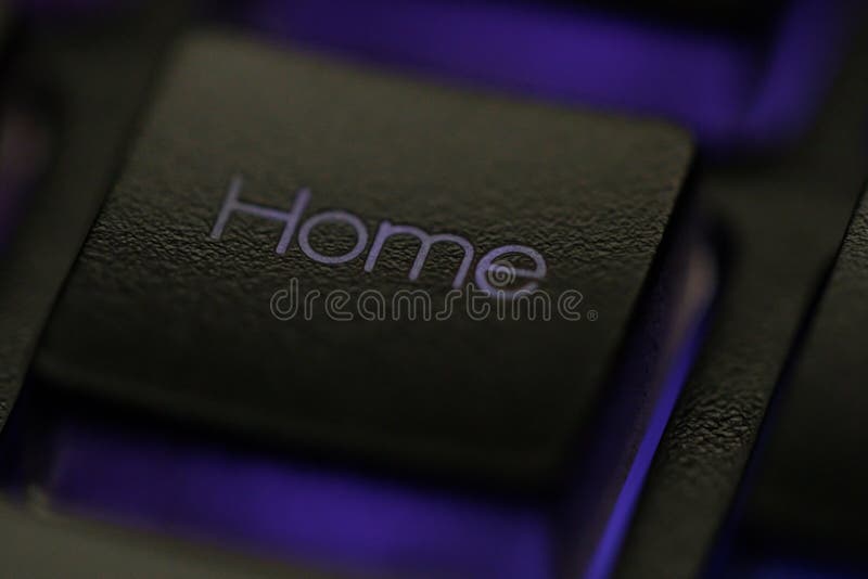 Tecla HOME en el teclado foto de archivo. Imagen de pasado - 111718042