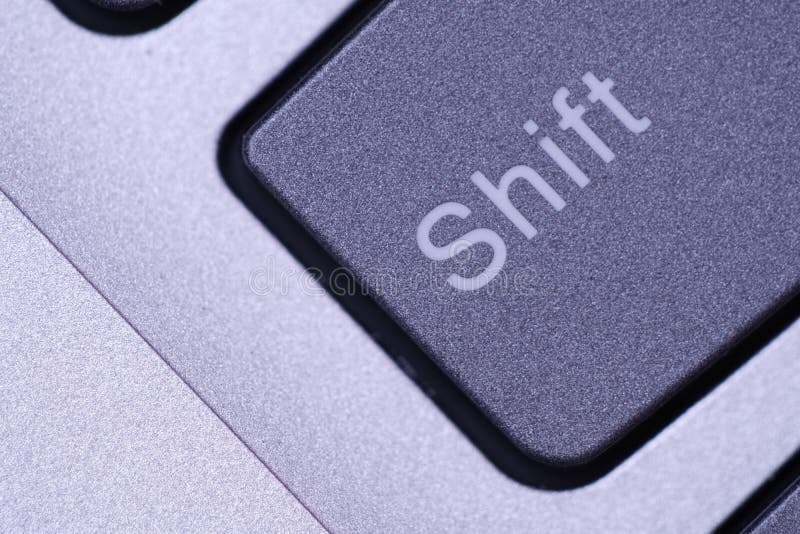 Tecla Shift no teclado imagem de stock. Imagem de conceito - 147747351