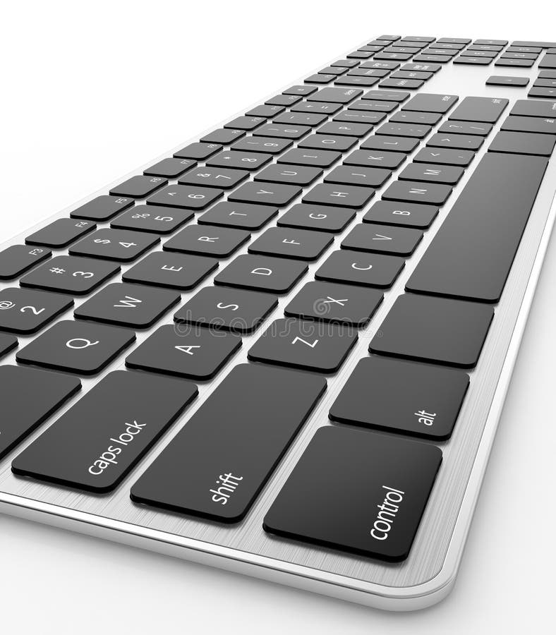 Esbozo De Teclas De Teclado Clave De Entrada Dibujo En Blanco Y Negro