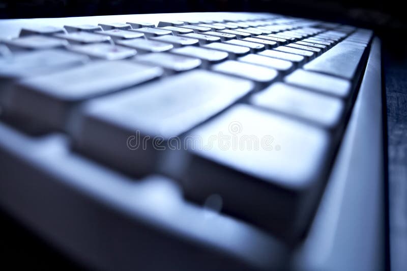 Teclado azul foto de archivo. Imagen de digital, corporativo - 6312432