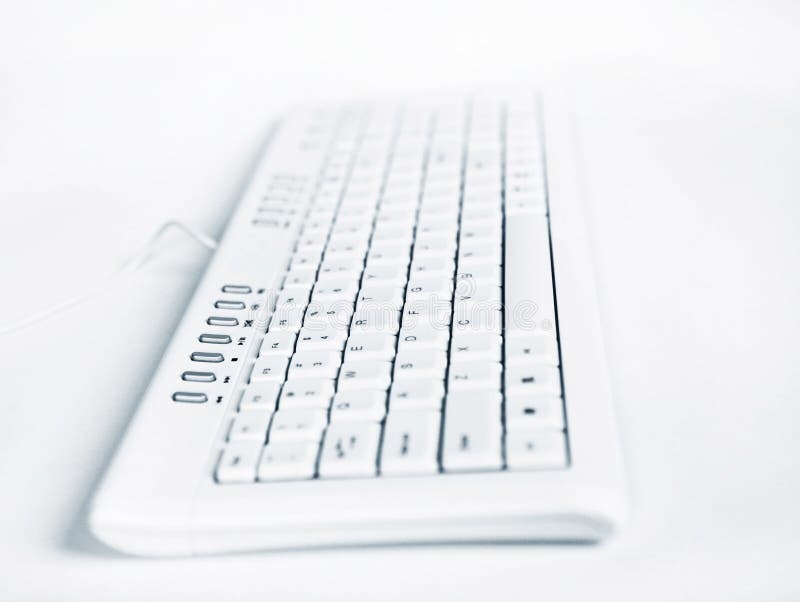 Teclado blanco foto de archivo. Imagen de blanco, conecte - 11699468