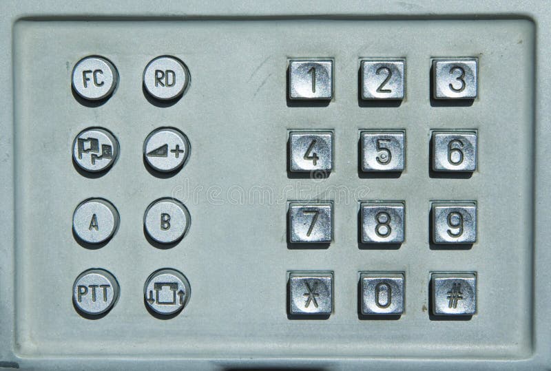 Teclado Del Teléfono Público Foto de archivo - Imagen de horizontal ...