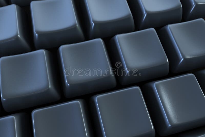 Teclado preto sem letras ilustração stock. Ilustração de vista - 7490559