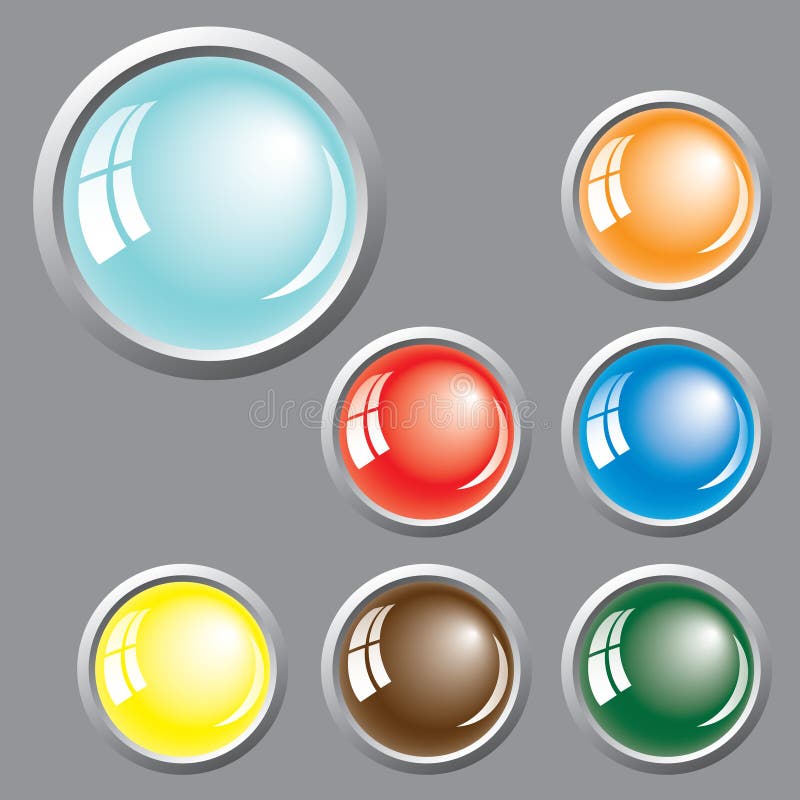 Teclas coloridas. Vetor. ilustração do vetor. Ilustração de download ...