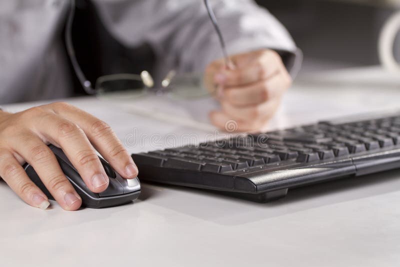 Tecleo foto de archivo. Imagen de interior, teclado, escritura - 22252054