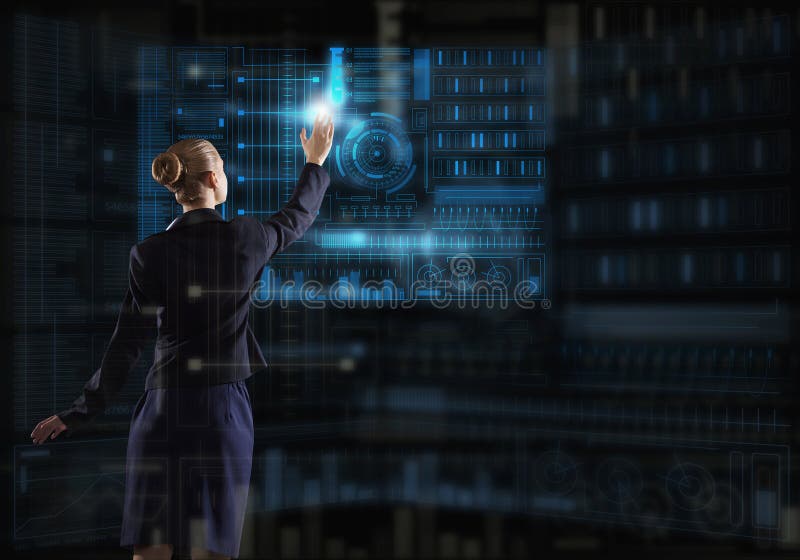 Tecnologias Modernas No Uso Imagem de Stock - Imagem de conecte, fêmea ...