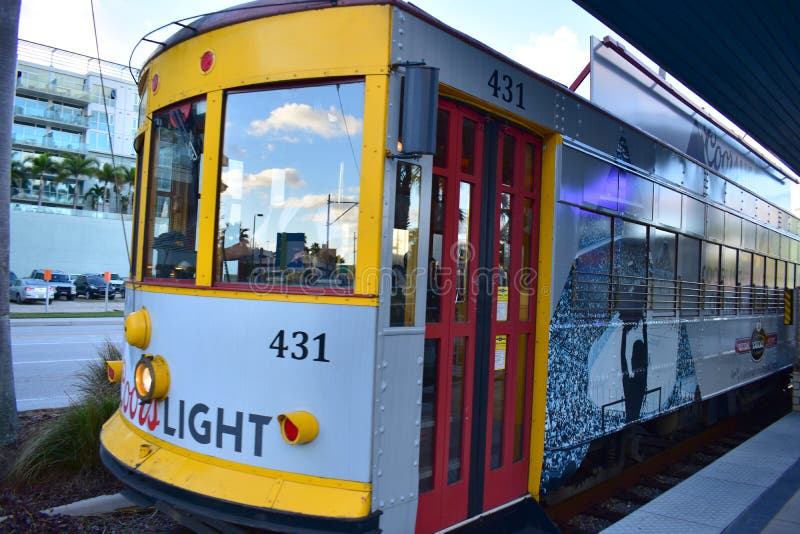 TECO Ybor City Streetcar imagen de archivo editorial. Imagen de ...