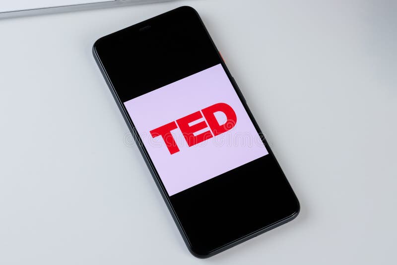TED App Logo on a Smartphone Screen. Editorial Image - Image of screen ...