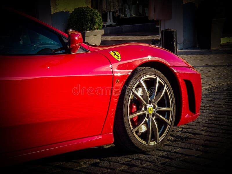 Ted car editorial photography. Image of horse, ferrari - 124695502