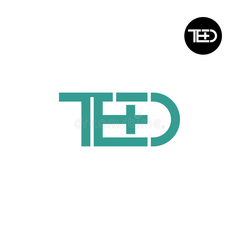 Ted Monogram Stock Illustrations – 14 Ted Monogram Stock Illustrations ...
