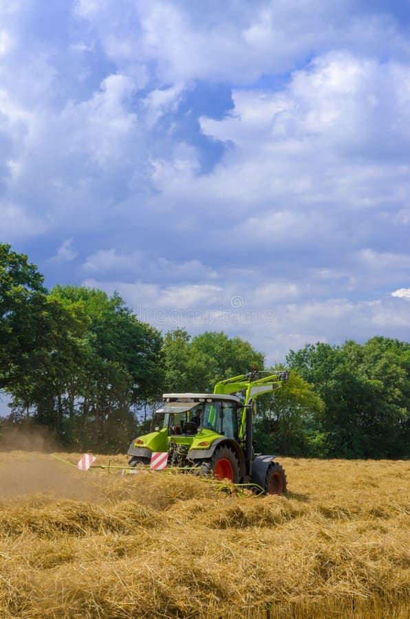 Tedder (machine) stock photo. Image of meadow, landscape - 34244774
