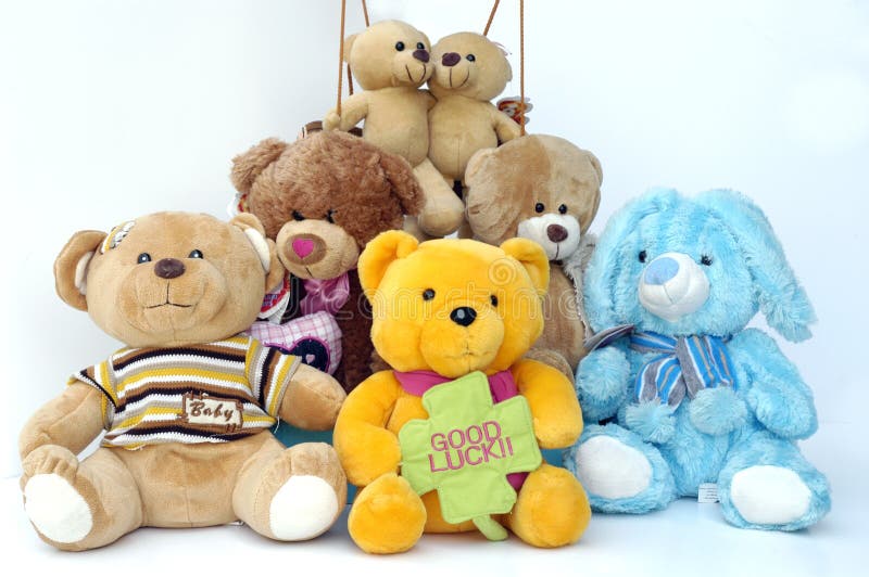 Teddies Group stock photo. Image of good, bears, furry - 3064244