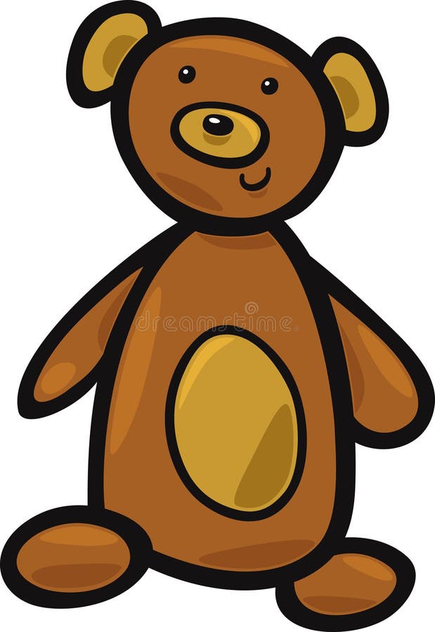Cute Teddy Bear Cartoon Character Stock Vector - Illustration of ...