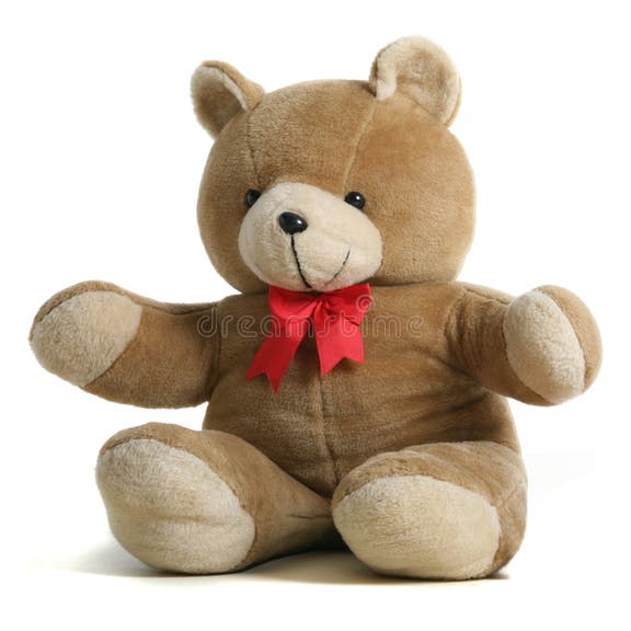 Teddy bear stock photo. Image of fluffy, background, isolated - 8056714