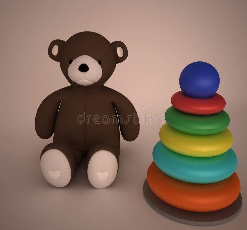 Baby Toy Pyramid, Logic Game. Kid Play Developement. Stack Game ...