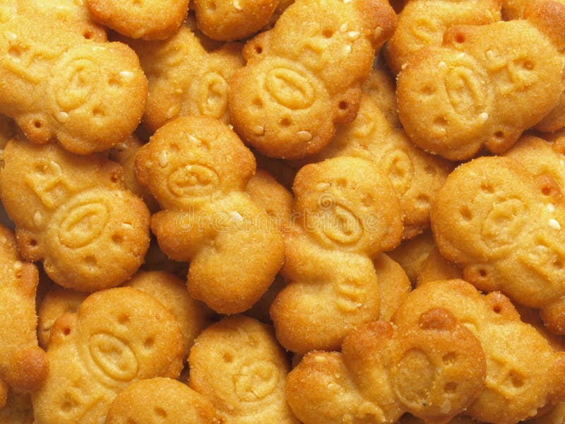 Teddy bear biscuits stock image. Image of snack, pastry - 15592009