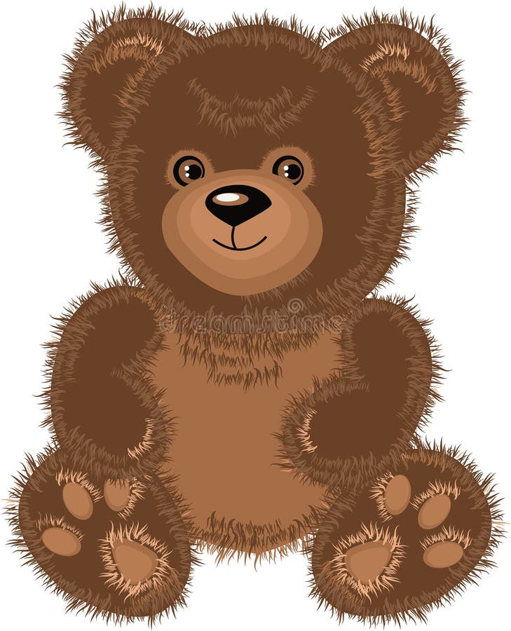 Teddy bear brown. stock vector. Illustration of tale - 22518304