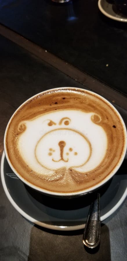 Teddy Bear Coffee stock photo. Image of food, drink - 182195560