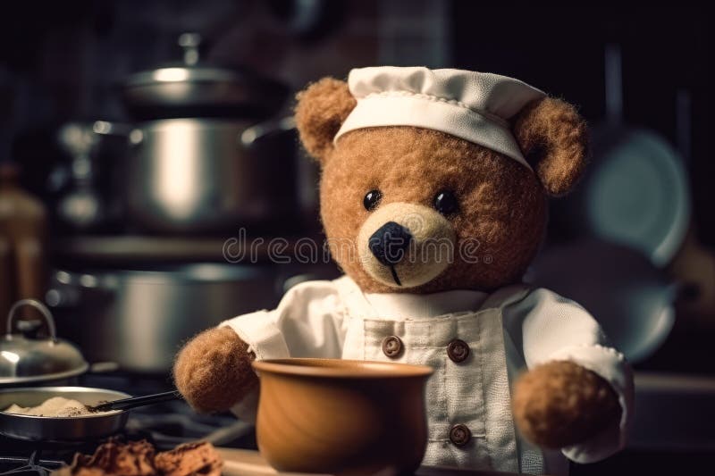 Teddy Bear Cooking Stock Illustrations – 366 Teddy Bear Cooking Stock ...
