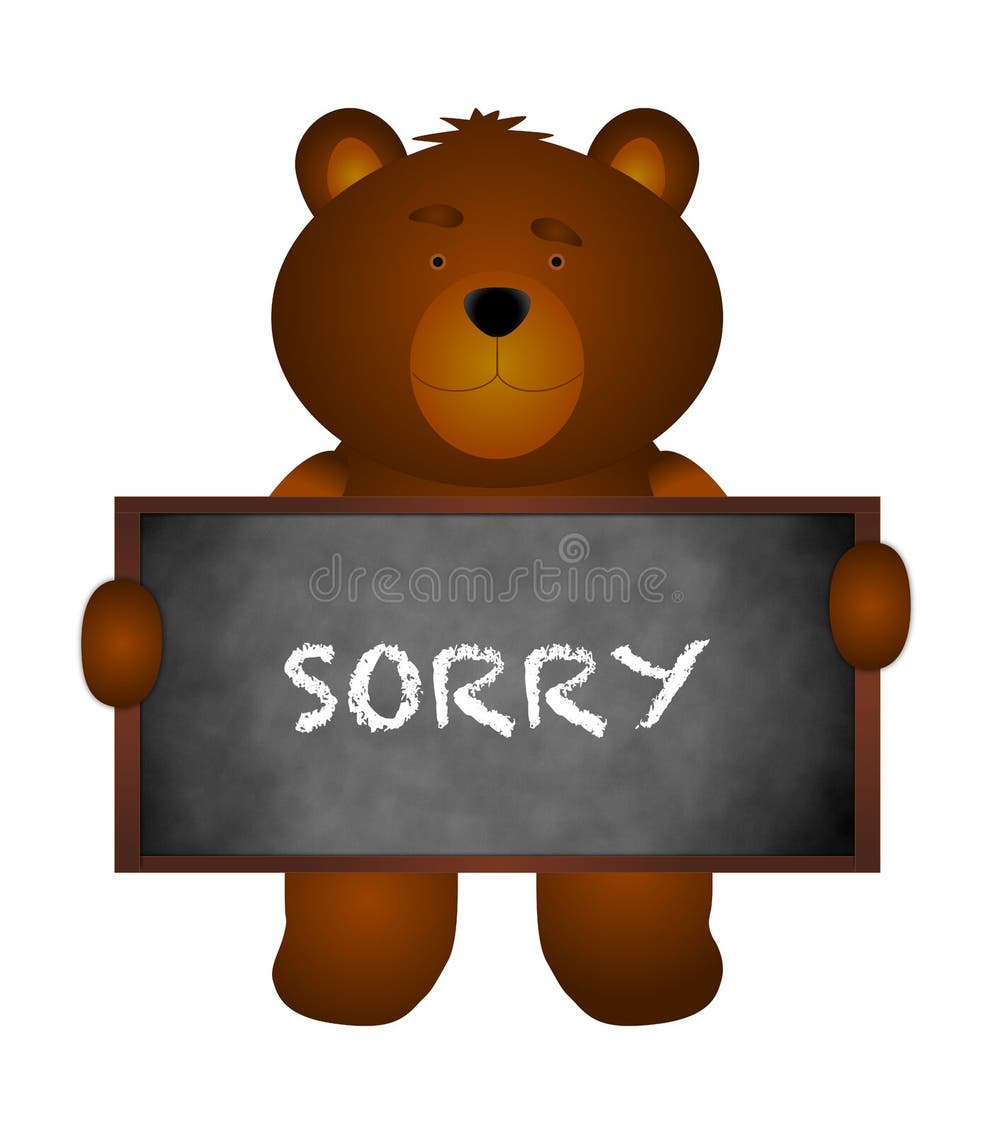 Teddy Sorry Stock Illustrations – 47 Teddy Sorry Stock Illustrations ...