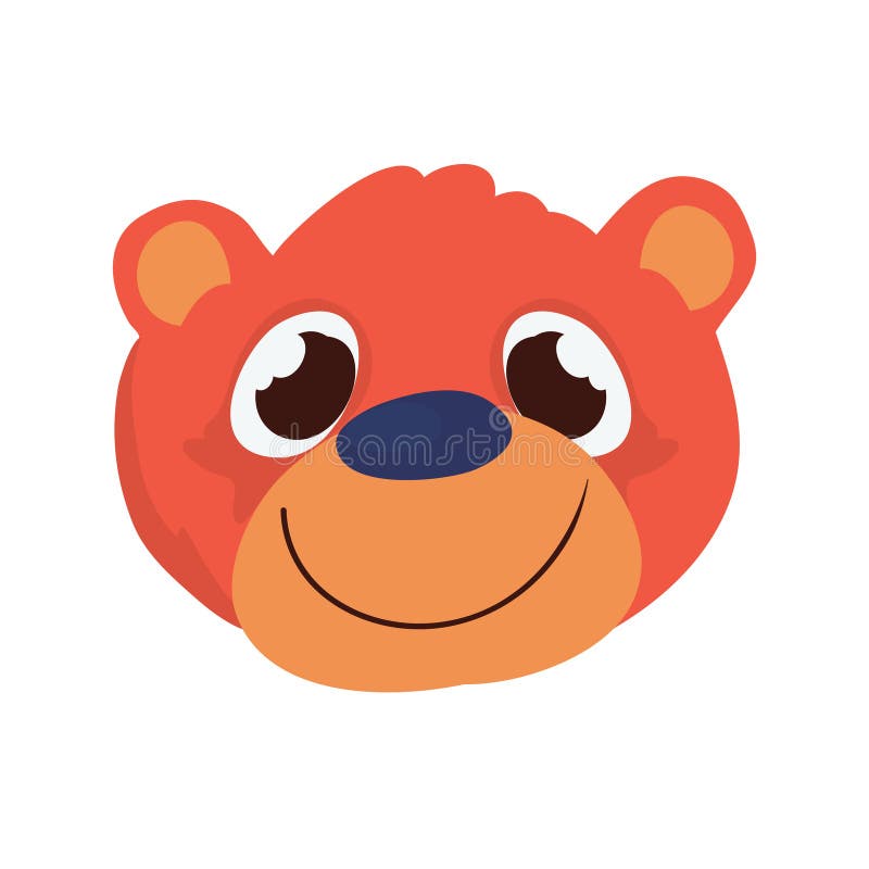 Teddy bear face stock vector. Illustration of innocence - 273189311