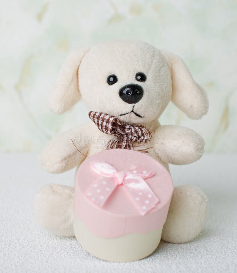 Teddy bear and gift boxes stock image. Image of birthday - 61506827