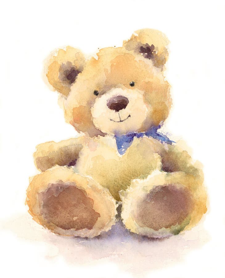 Teddy Bear stock illustration. Illustration of painted - 48364482