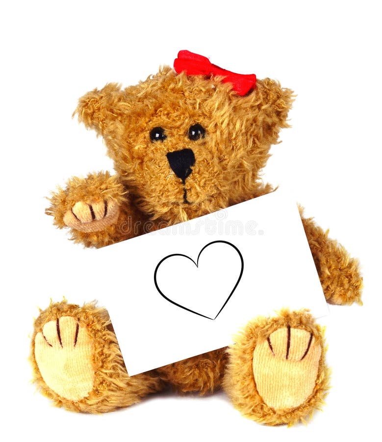 Paper bag with teddy bear stock image. Image of paper - 240722687