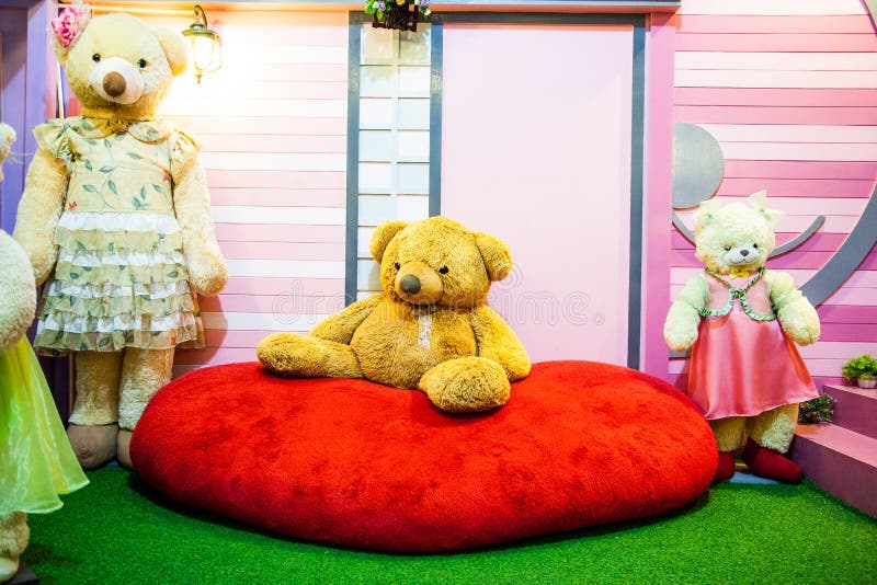 Teddy bear house editorial photography. Image of furry - 78532437