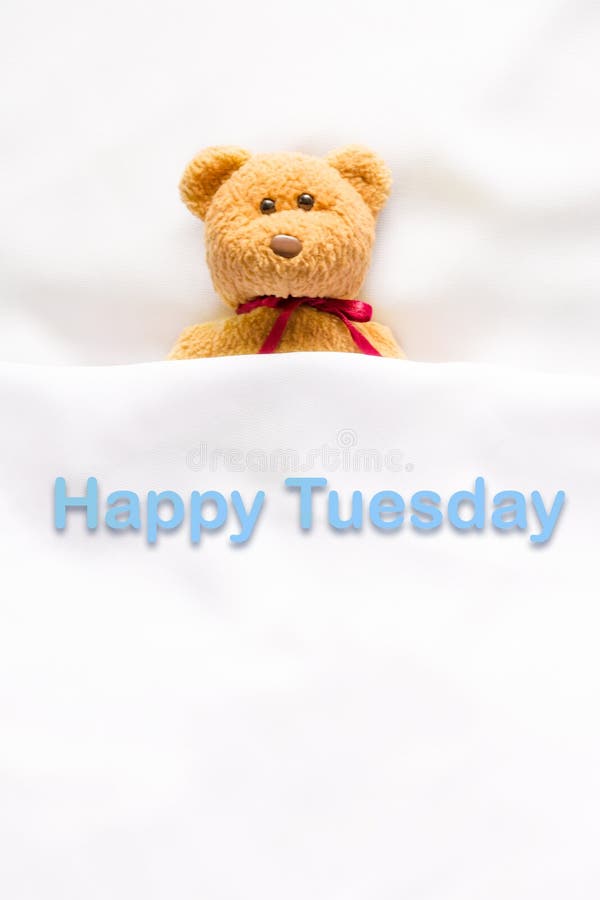 `HAPPY TUESDAY` with Sunset Water , Twilight Time Stock Image - Image ...