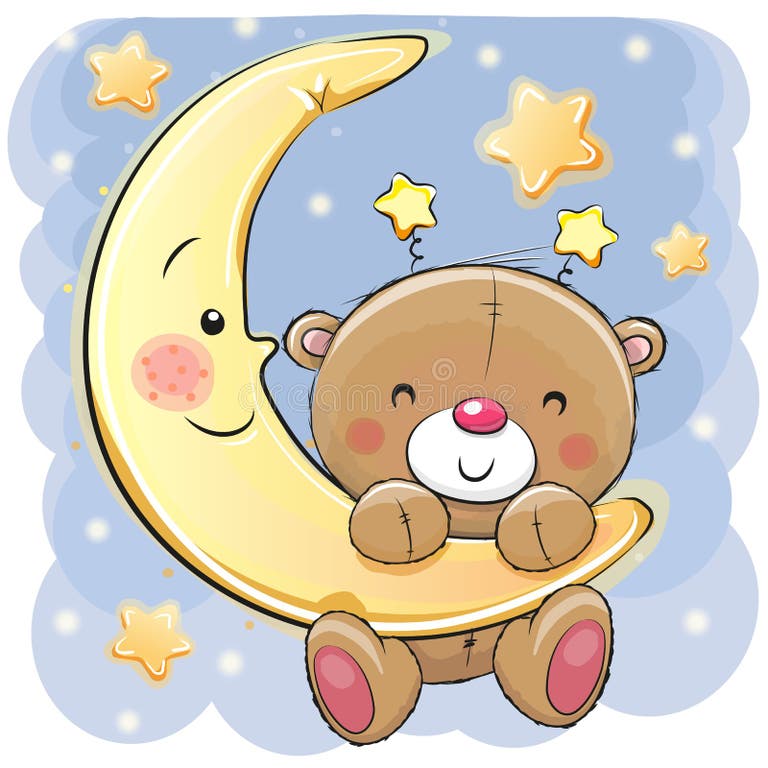 Teddy Bear Moon Stock Illustrations – 3,829 Teddy Bear Moon Stock ...