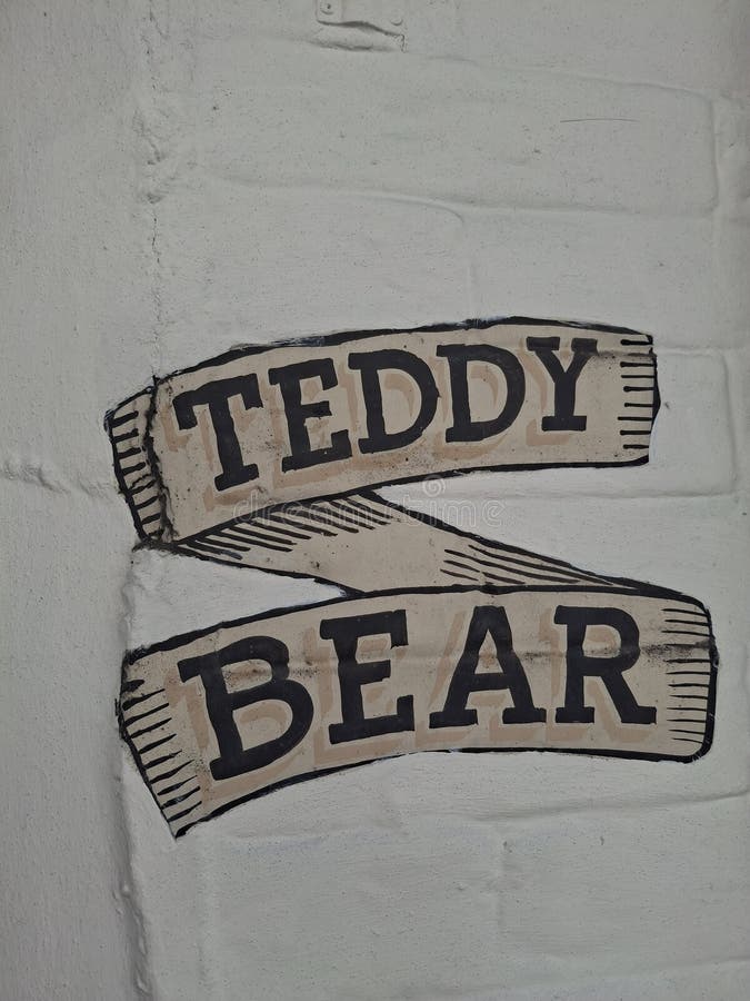 Teddy bear sign stock image. Image of teddy, poster - 392998159