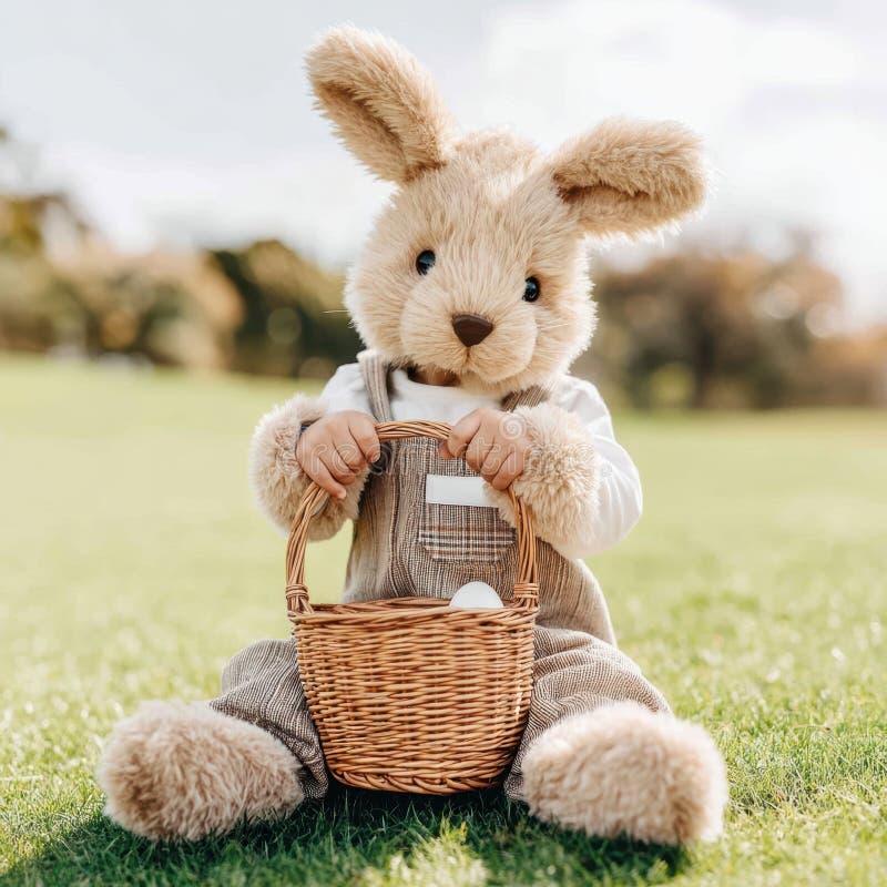 A Teddy Bear Sits Peacefully in a Patch of Green Grass, Embodying the ...