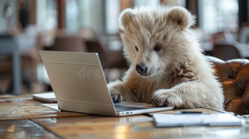 953 Laptop Computer Teddy Bear Stock Photos - Free & Royalty-Free Stock ...