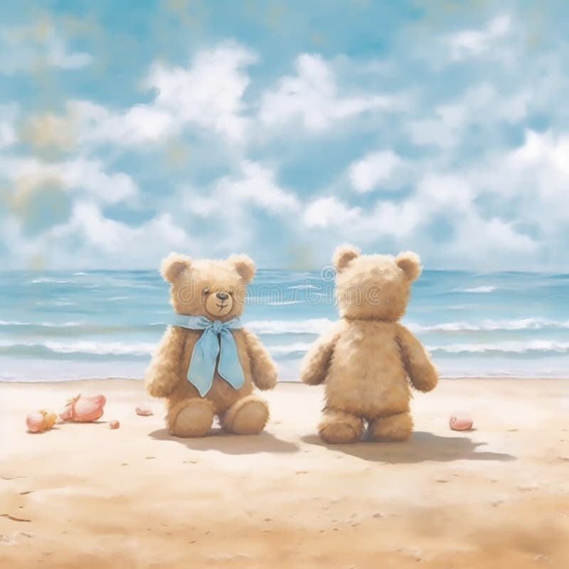 Teddy Bear stock illustration. Illustration of shore - 280181609