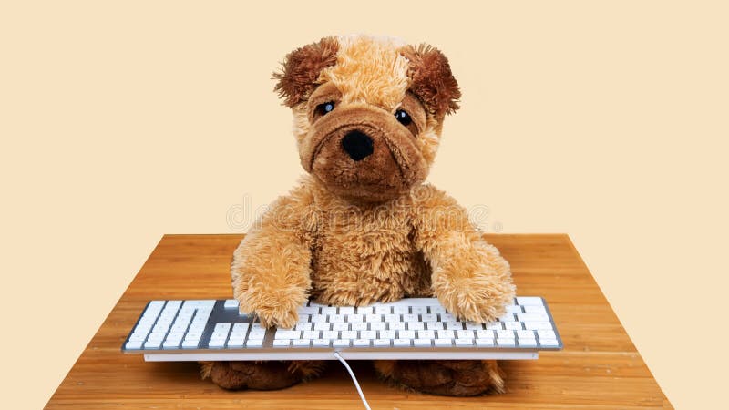 Teddy Bear Moving Around with Headphones Stock Video - Video of ...
