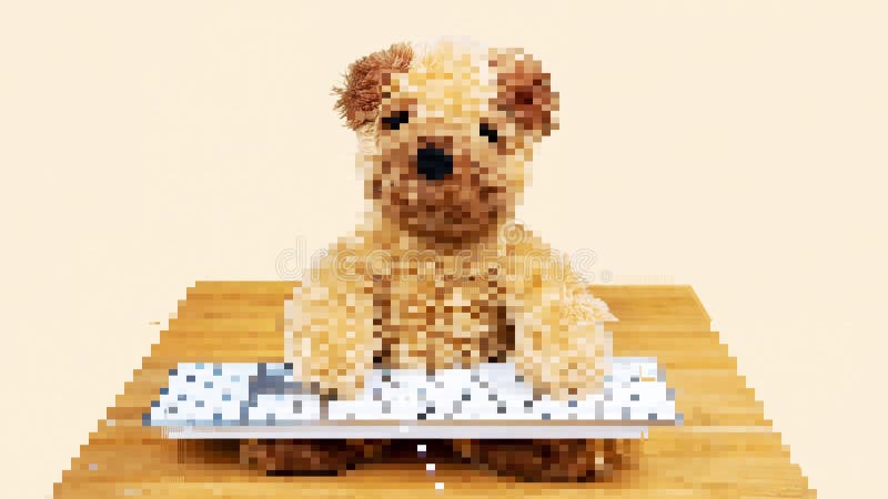 Teddy Bear Typing on Keyboard Stock Video - Video of humor, computer ...