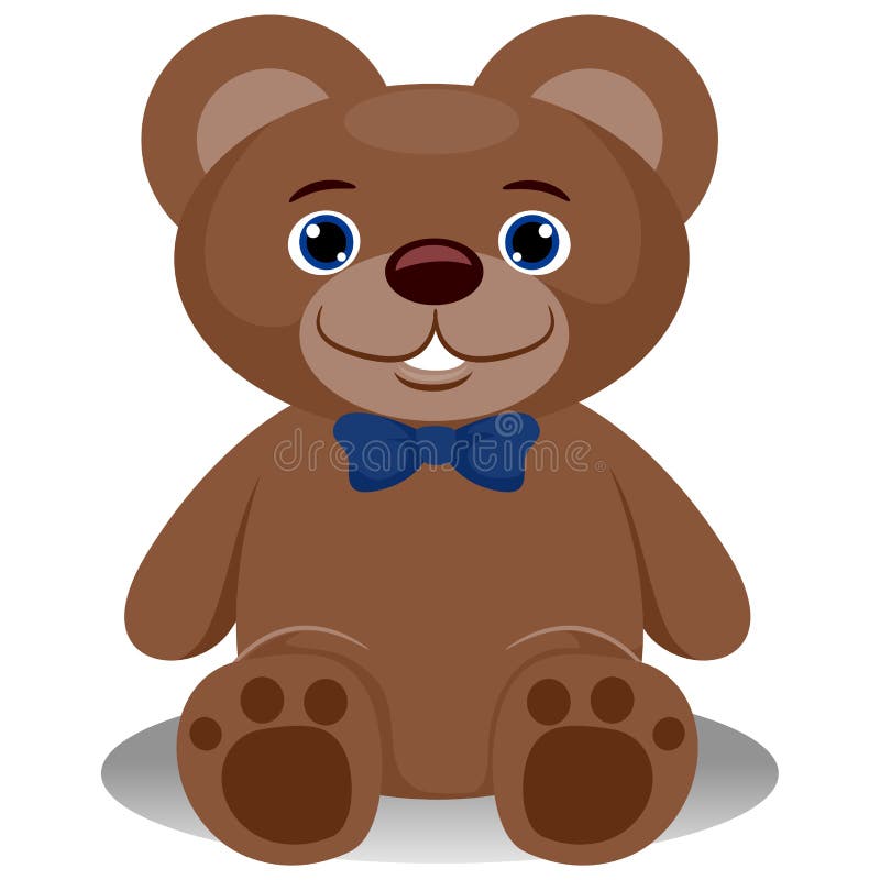 Bear Stuff Holding Blank Paper Stock Vector - Illustration of sheet ...