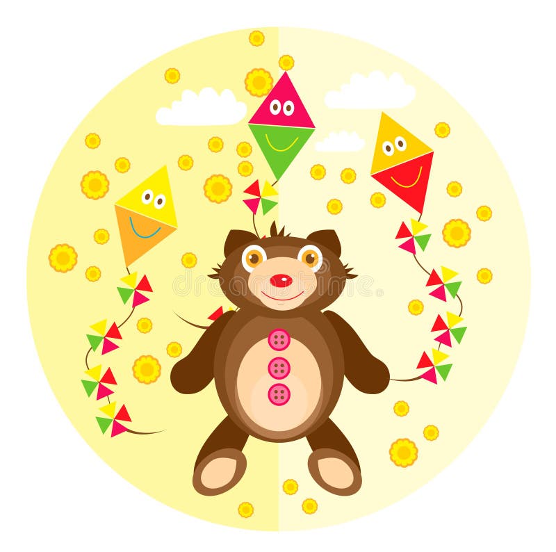 Cartoon Kite Smiling Face Stock Illustrations – 62 Cartoon Kite Smiling ...