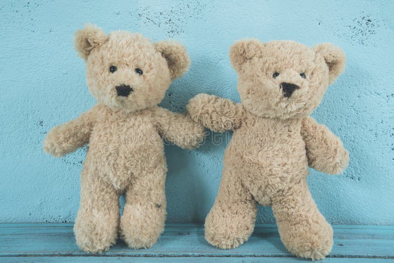 Teddy bears love stock photo. Image of lonliness, fluffy - 77249420