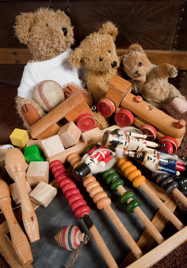 Old toys stock photo. Image of object, nostalgic, wood - 11692178