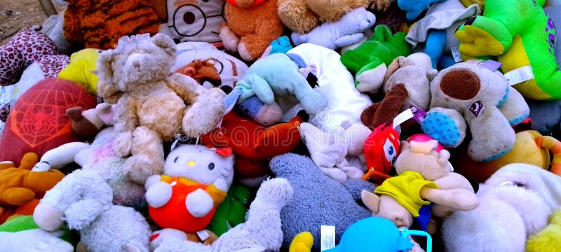 Teddy Bears Toys Group for Children Stock Photo - Image of funny, brown ...