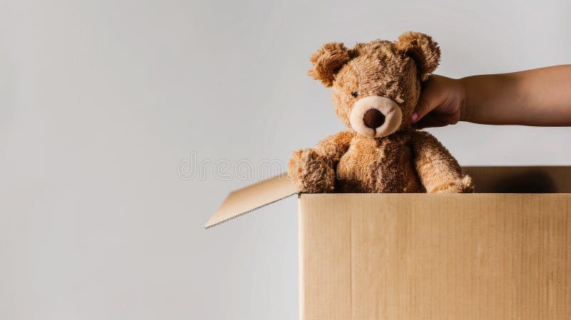 The Teddy Box Adventure stock photo. Image of holding - 320299838