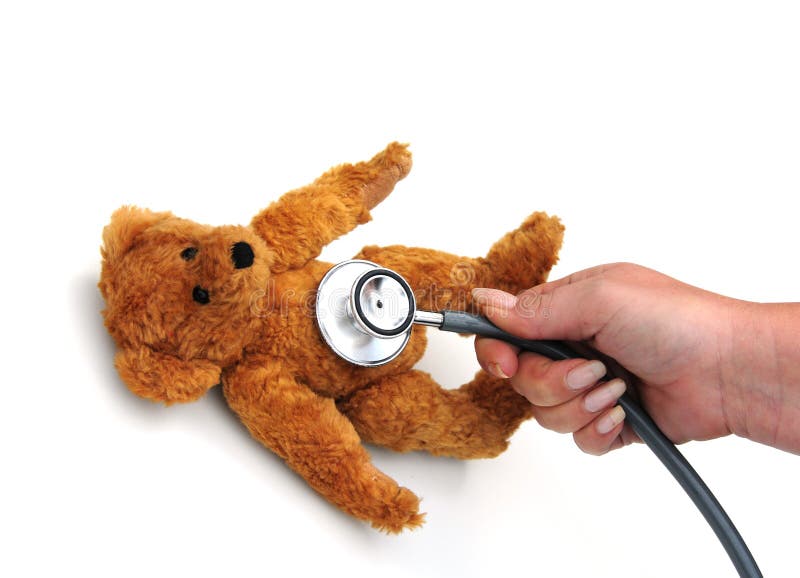 Poorly teddy bear stock image. Image of accident, bump - 6508317